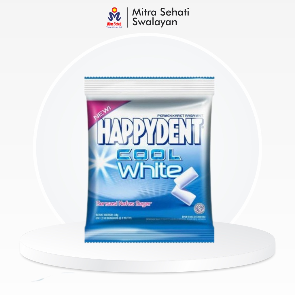 Jual PERMEN HAPPYDENT COOL WHITE / 1 Sak isi 25pcs & 50pcs - Mitra ...