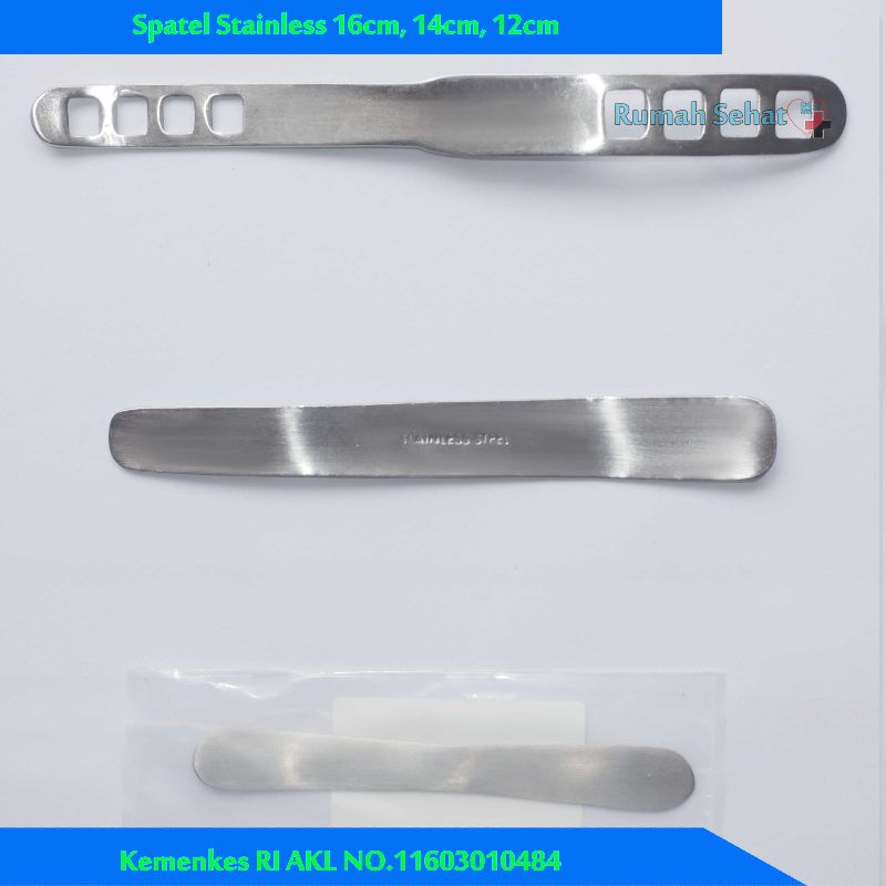 Jual Spatel Lidah Steinless Tongue Spatel Steinless High Quality ...