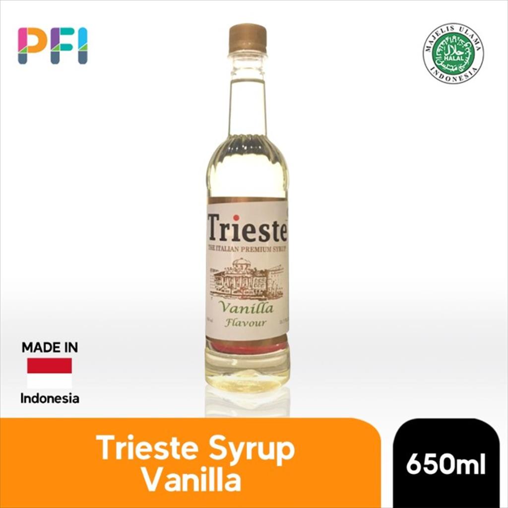 Jual Syrup Trieste Vanilla Flavour 650ml Sirup Vanilla | Shopee Indonesia