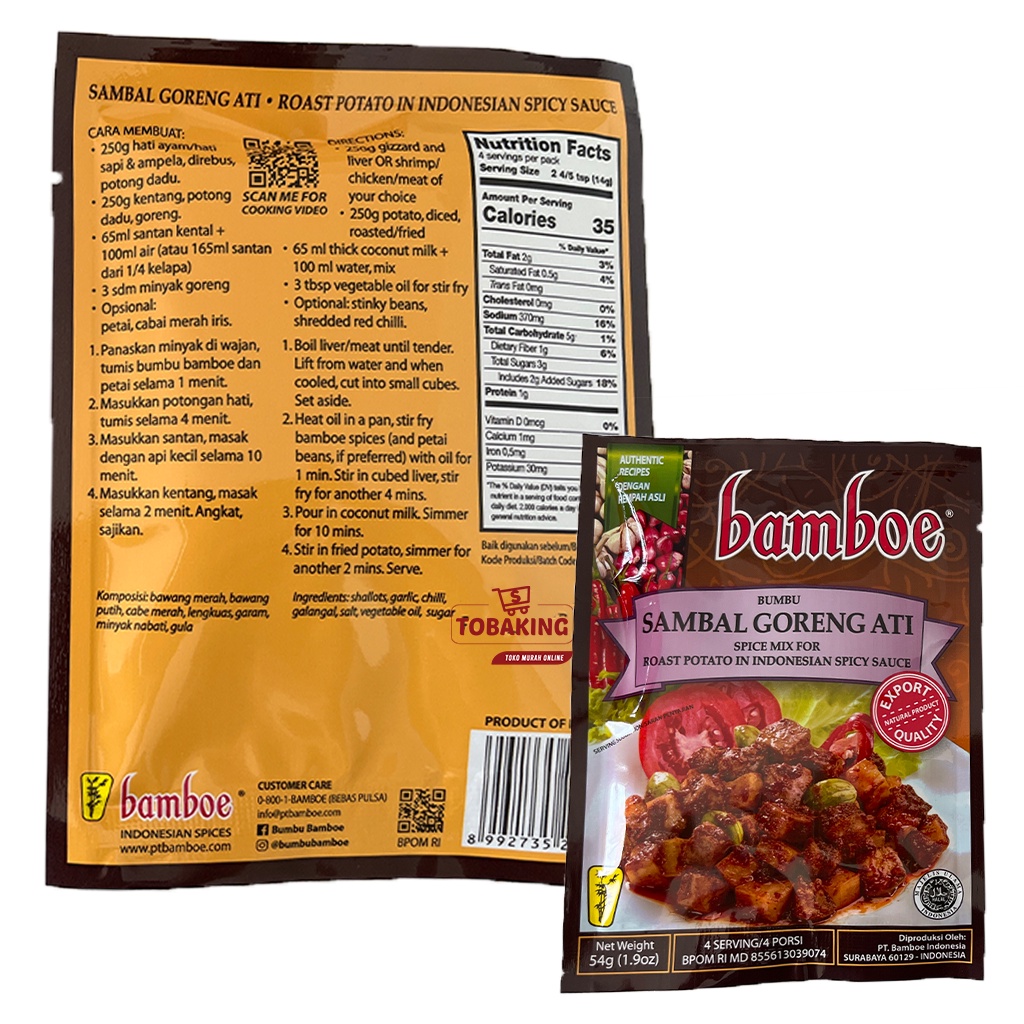 Jual Bamboe bumbu dapur all varian tahu campur empal soto daging madura ...