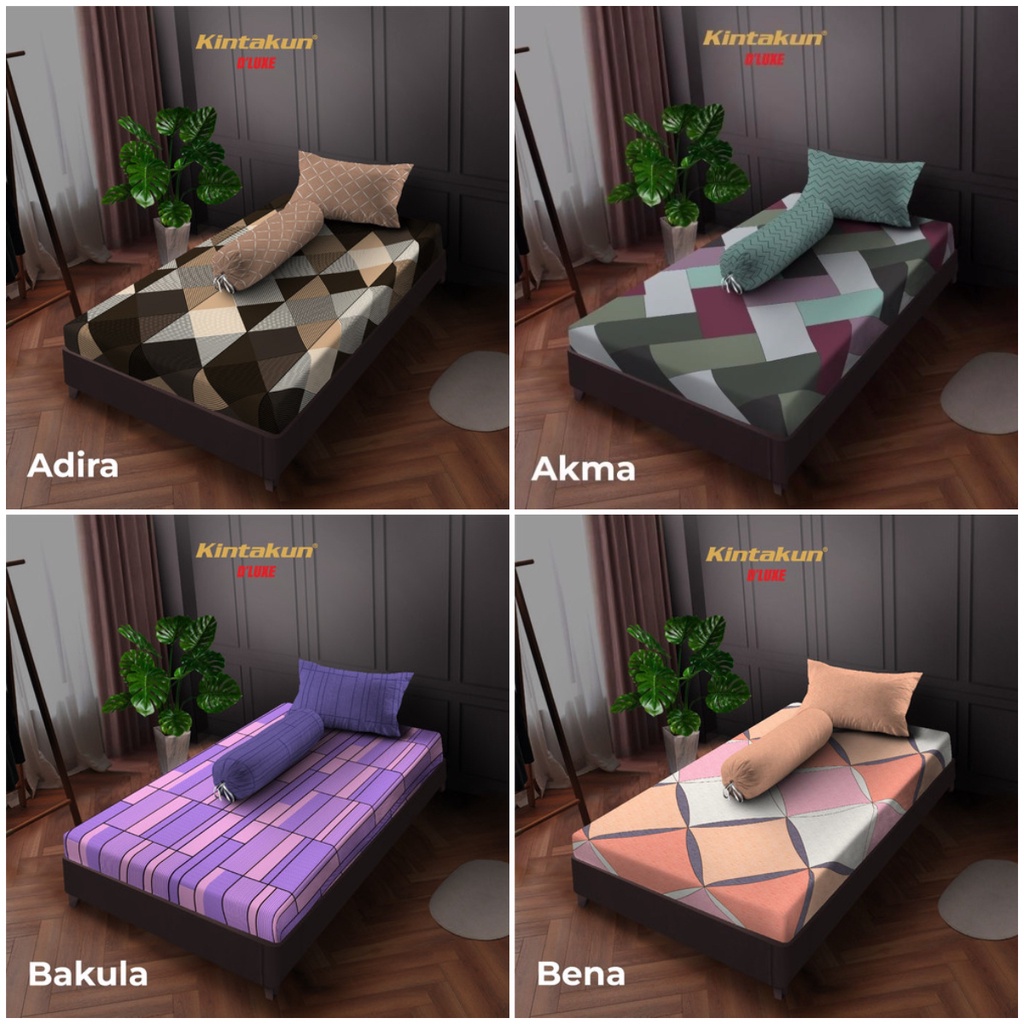 Jual Sprei Single Kintakun Dluxe Size 100 x 200 ( 3 kaki ) 120 x 200 ...