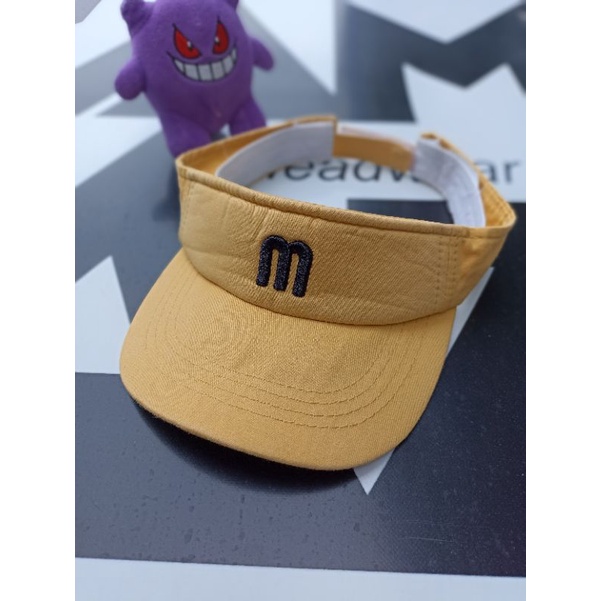 Jual TOPI BOLONG ANAK sec TOPI GOLF TENIS RUNING SENAM INISIAL M ...