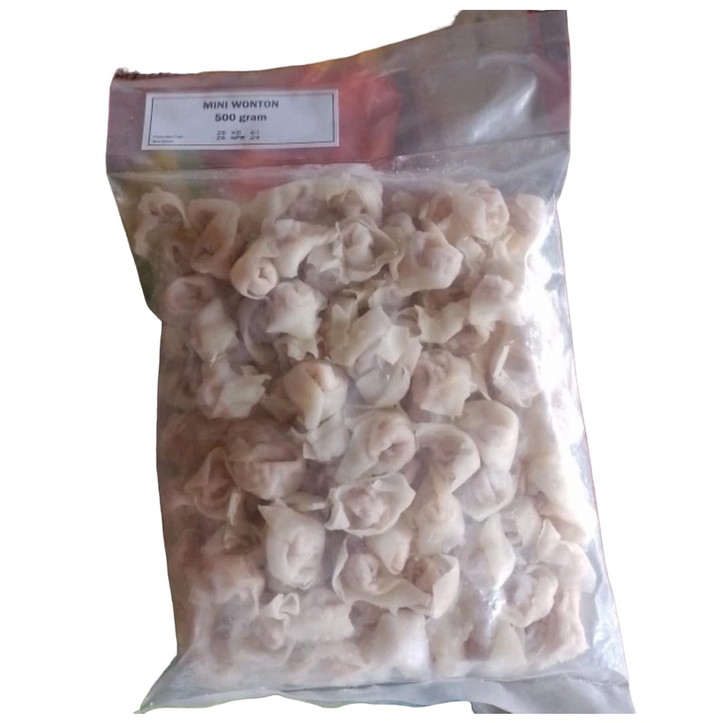 Jual Pangsit Mini Wonton Crispy Wonton 500gr | Shopee Indonesia
