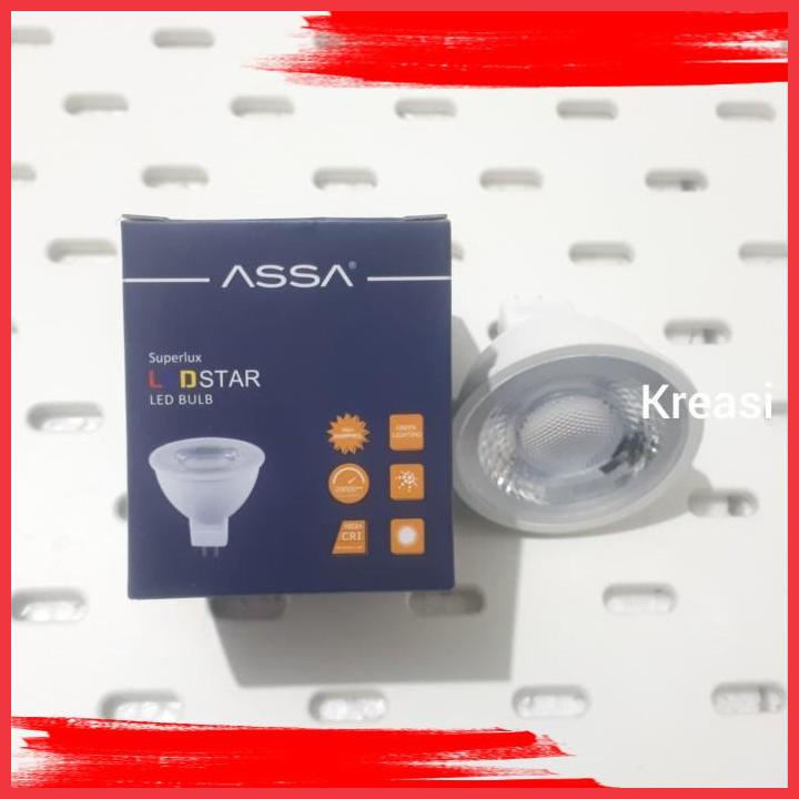 Jual (KRE) LAMPU LED SPOTLIGHT MR16 7W / 7 WATT ASSA MR16 - KUNING | Shopee Indonesia