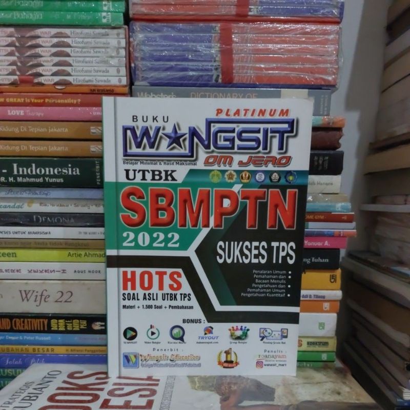 Jual Buku Original Buku Wangsit Om Jero Utbk Sbmptn 2022 Sukses Tps