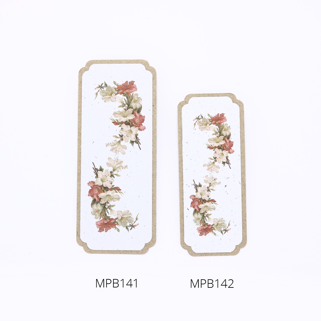 Jual [FLORAL SERIES] Pembatas Buku dari Kertas Daur Ulang / Bookmark ...