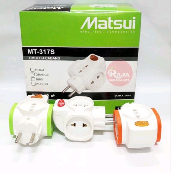Jual Steker T-Multi Saklar Serbaguna Berkualitas Asli Kuningan Matsui ...