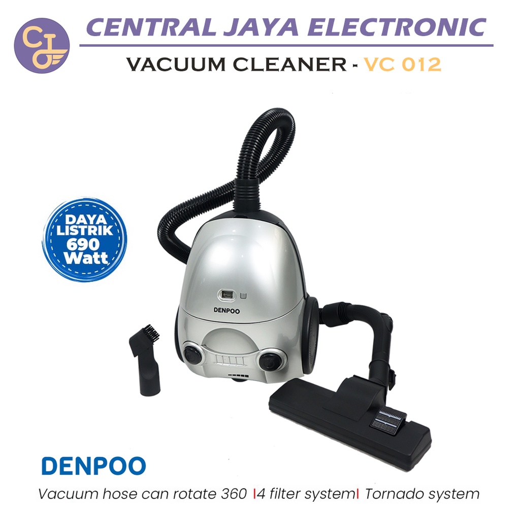 Jual DENPOO VACUUM CLEANER VC 012 TORNADO SYSTEM | Shopee Indonesia