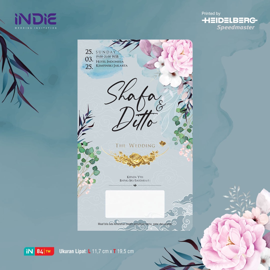 Jual Indie IN 84 (Foil Two) Blanko Undangan | Blangko Undangan ...