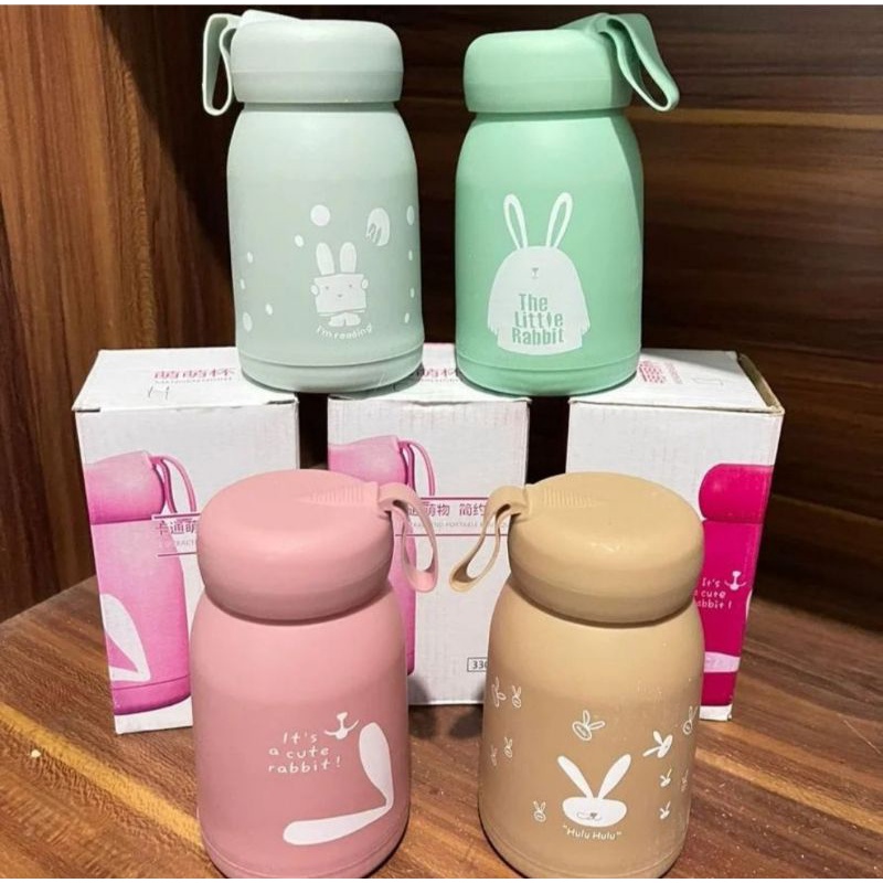Jual (MINIMAL 100PCS) botol rabbit kaca,botol kaca rabbit pakai box ...