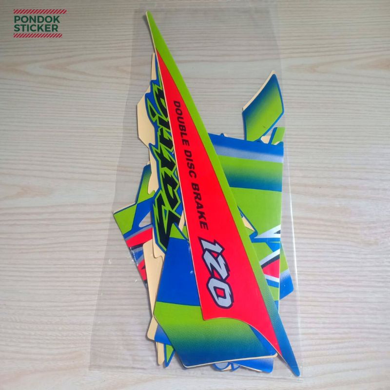 Jual Striping sticker Suzuki Satria R 2tak catur Kenny Robert 2002 2003 ...