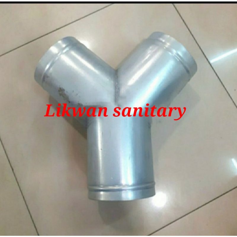 Jual Shok sambungan Y pipa ducting 5 inch / Y ducting 5 inch / Y ...