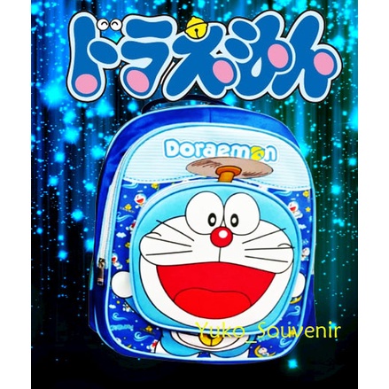 Jual Tas Ransel Doraemon 4D 3 Resleting Tas Sekolah Anak Doraemon ...
