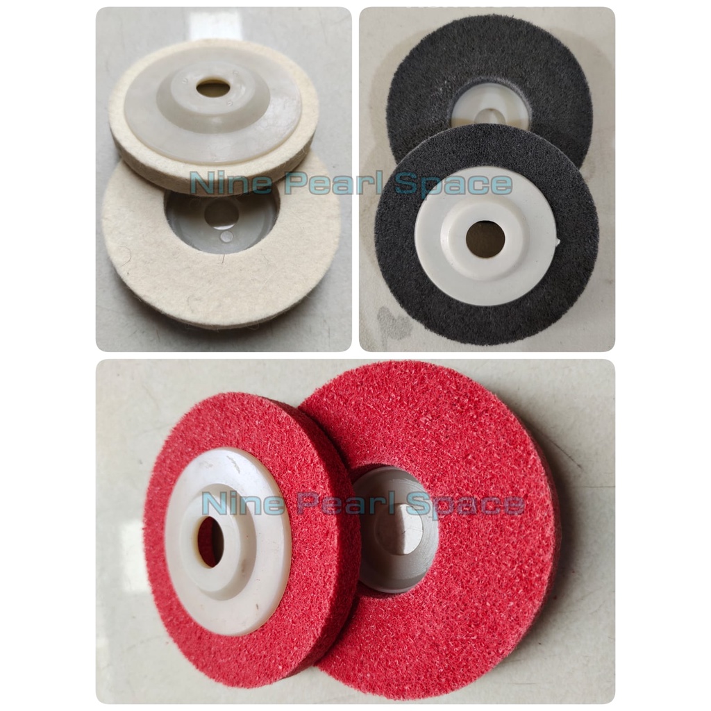 Jual Mata Gerinda Poles Stainless Non Woven 4" Grinding Wool 4 Inchi ...