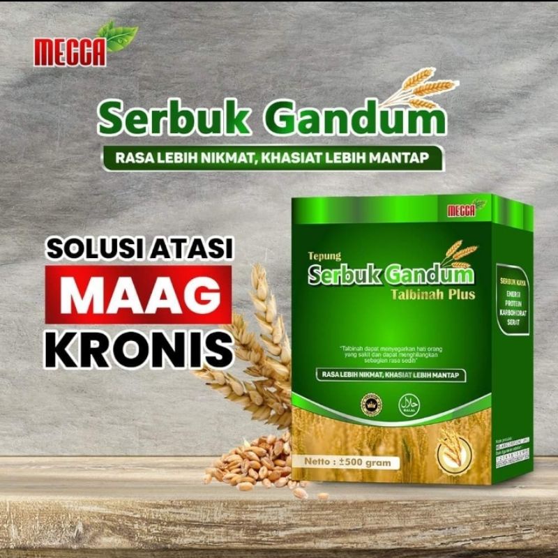 Jual Talbina Tepung Gandum Plus Seledri Obat Maag / Talbinah Resep ...