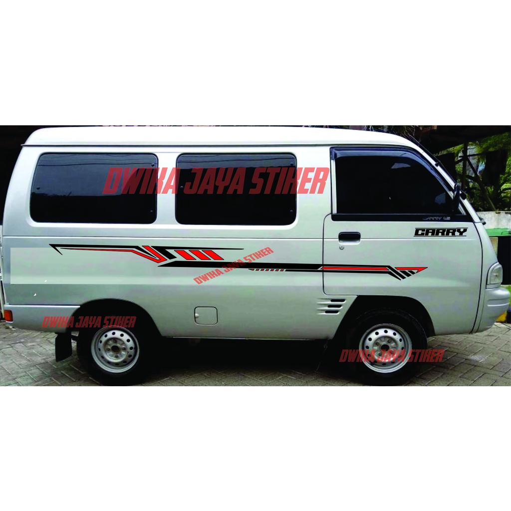 Jual stiker stiker mobil terbaru stiker mobil carry cutting stiker ...