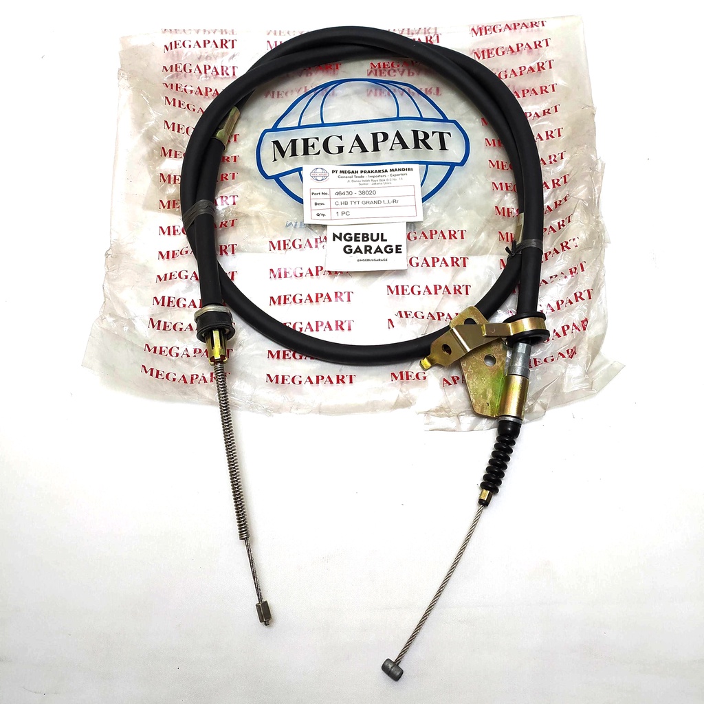 Jual Kabel Hand Rem Kijang Grand LONG Belakanag Kiri TOYOTA 46430 38020 ...