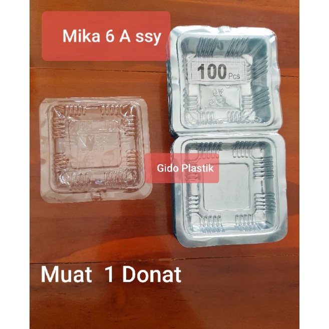 Jual Mika donat / Mika 6A ssy Bahan tebal satu pack isi 100 pcs ...