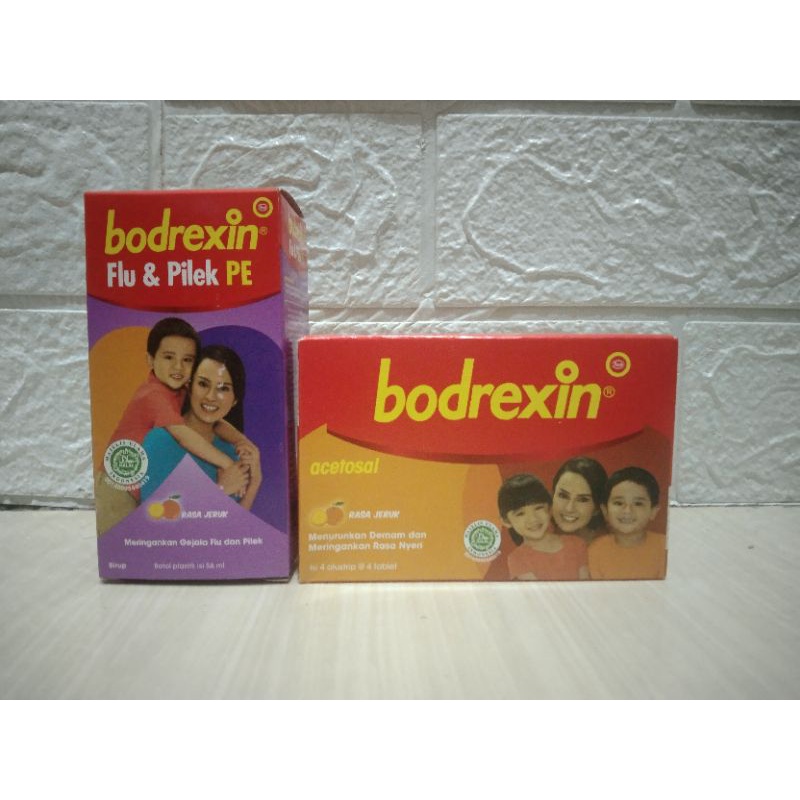 Jual PAKET HEMAT Bodrexin flu & pilek Syrup 60ml + Bodrexin Tablet ...