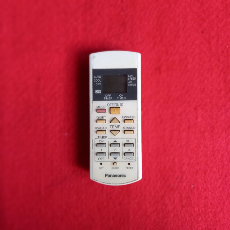 Jual REMOTE AC PANASONIC SERI A75C2815 ORIGINAL | Shopee Indonesia