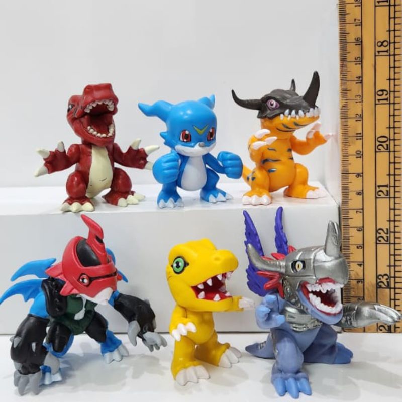 Jual Digimon Adventure Series Agumon Friends Figure Set | Shopee Indonesia