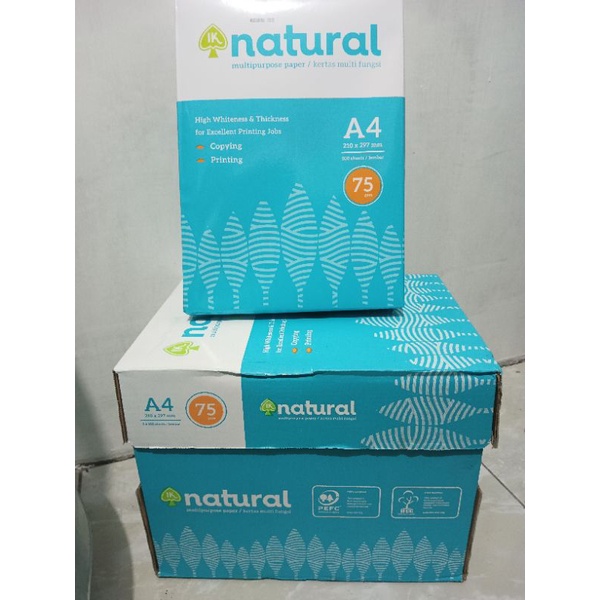 Jual Kertas HVS A4 75gsm Natural 1dus | Shopee Indonesia