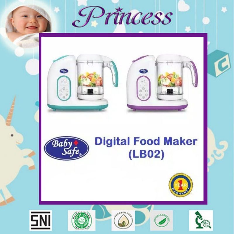 Jual P01-Digital Food Marker BabySafe(mesin blender,steam dan sterilizer babysafe) | Shopee ...