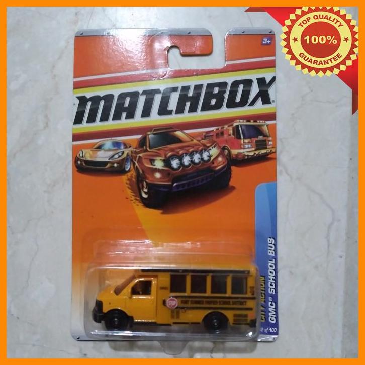 Jual (VTH) DIECAST MATCHBOX GMC SCHOOL BUS city action | Shopee Indonesia