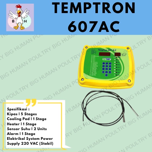 Jual TEMPTRON 607 AC PERTERNAKAN KANDANG AYAM | Shopee Indonesia