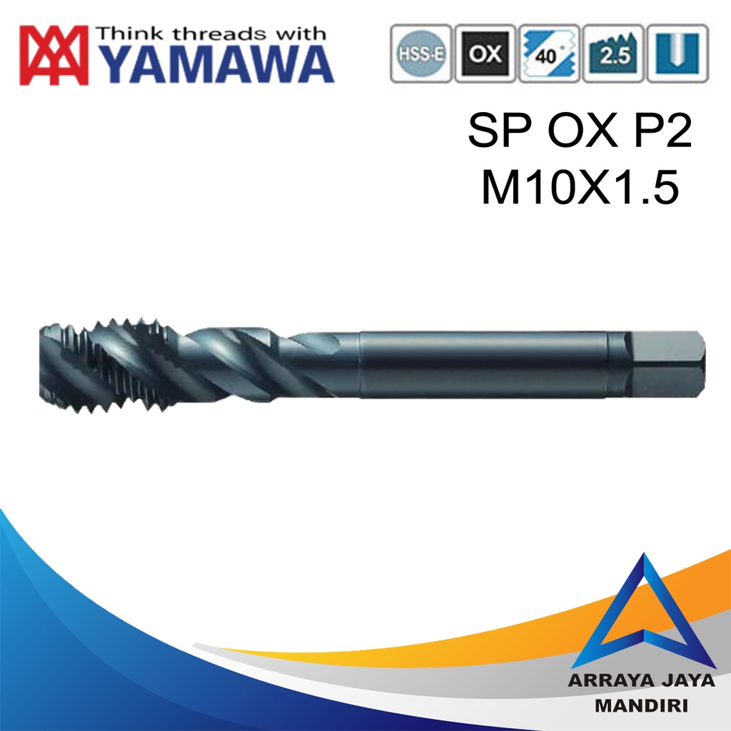 Jual YAMAWA M10X1.5 SP OX P2 TAP SPIRAL ORIGINAL | Shopee Indonesia