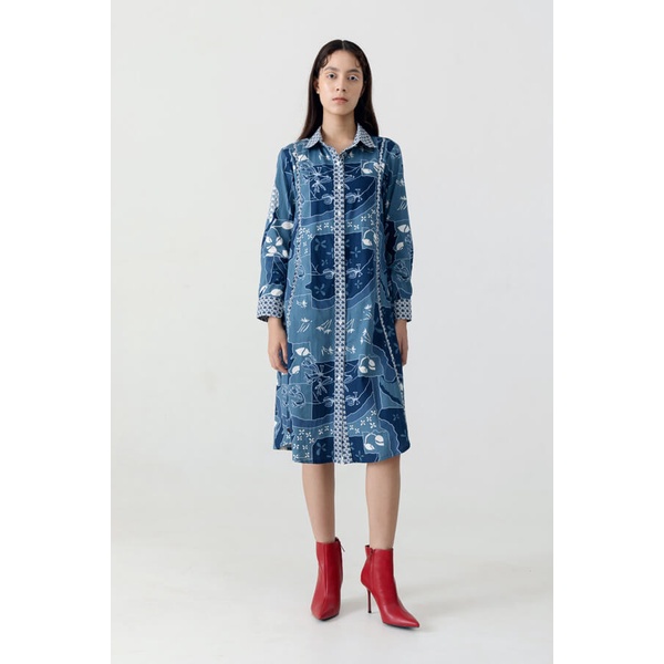 Jual bateeq dress batik wanita Acre Shirtdress Loka 294 | Shopee Indonesia
