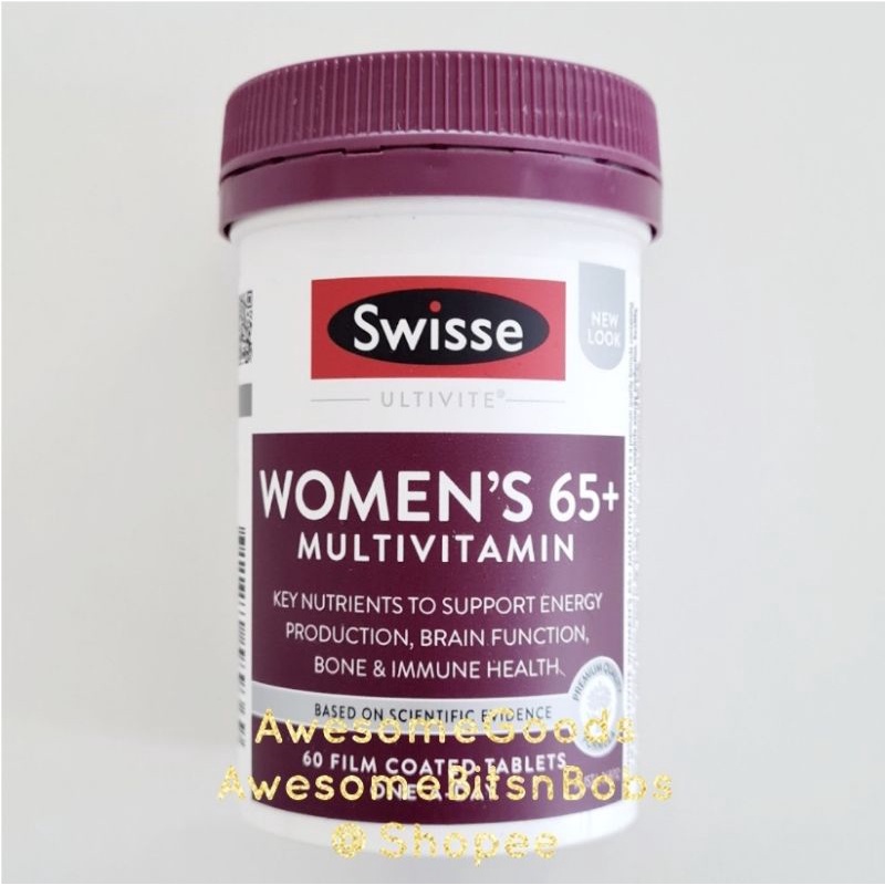 Jual Swisse Women's Ultivite 65+ Multivitamin 60 Tablets | Shopee Indonesia