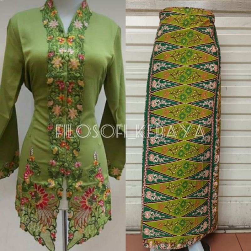 Jual (COD) SETELAN KEBAYA ENCIM BETAWI // KEBAYA ENCIM BAHAN KATUN ...