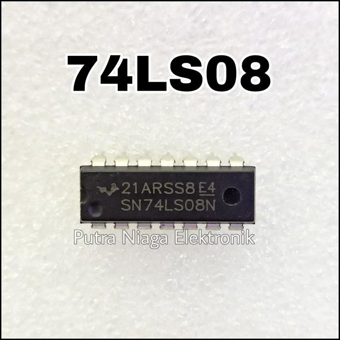 Jual ic TTL 7408 74LS08 dip 14p / SN74LS08N / HD74LS08P putr4n14 Murah | Shopee Indonesia