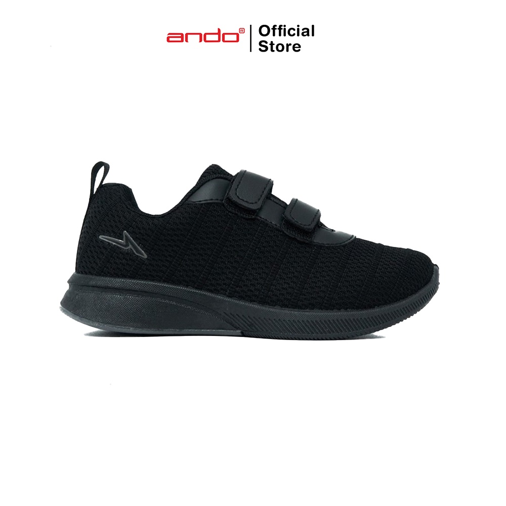 Jual Ando Official Sepatu Sneakers Saga V Anak - Hitam/Hitam | Shopee ...