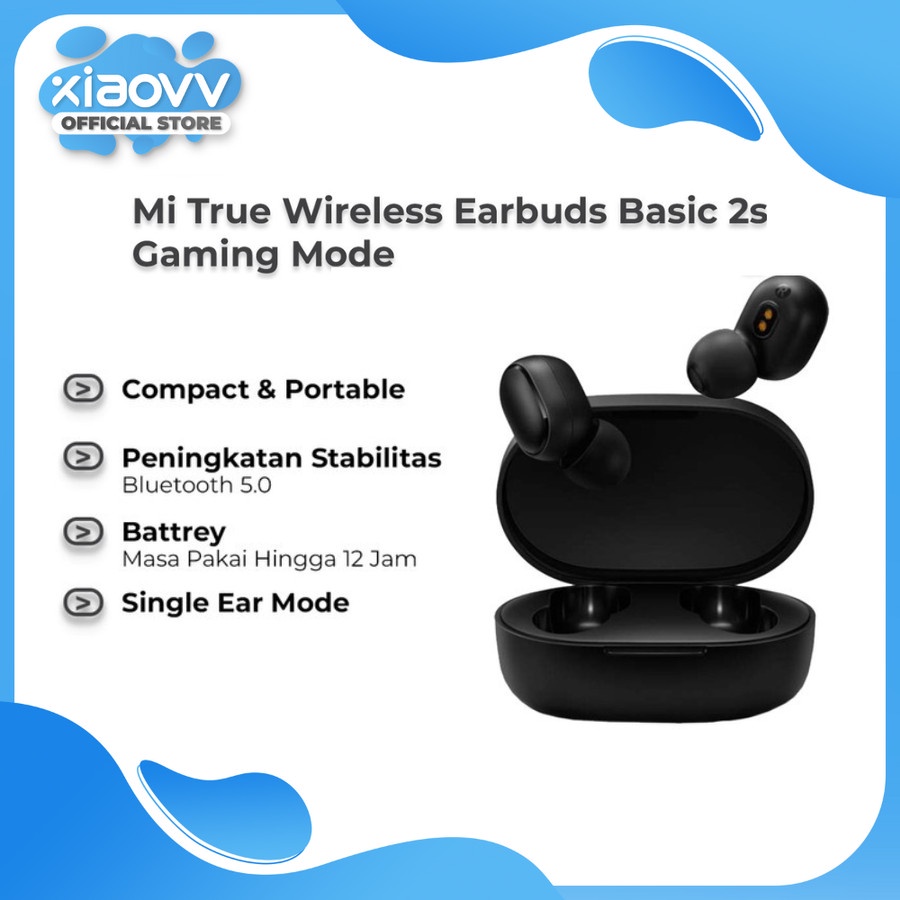Jual Mi True Wireless Earbuds Basic Airdots 2s New Version Gaming Mode | Shopee Indonesia