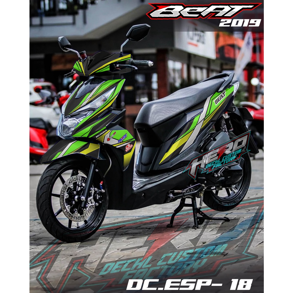 Jual DECAL STIKER BEAT 2019 BEAT ESP NEW FULL BODY VARIASI SIMPLE ...