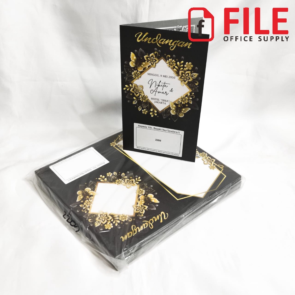 Jual Blangko Undangan Pernikahan Kosong Murah - ERBA 2209 | Shopee ...