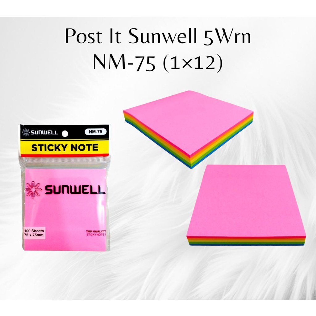 Jual Stick Note / Post It 5 Warna | Shopee Indonesia