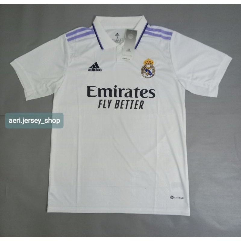 Jual Jersey Bola REAL MADRlD Home 2022/2023 Grade 0ri Import Thailand ...