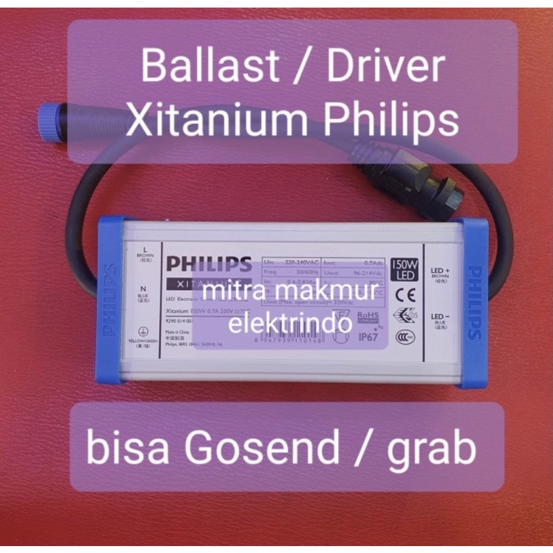 Jual xitanium driver 150w philips / ballast philips xitanium / driver ...