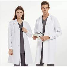 Jual Original Jas laboratorium Baju Lab lengan panjang warna putih ...