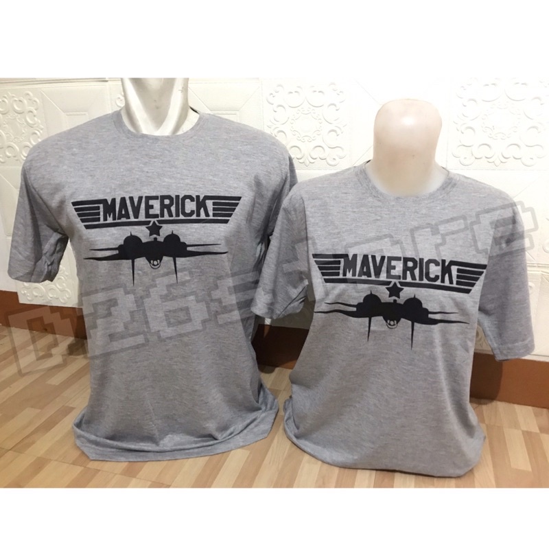Jual Kaos COUPLE Maverick Top Gun Plane Airplane Film Top Gun Maverick ...