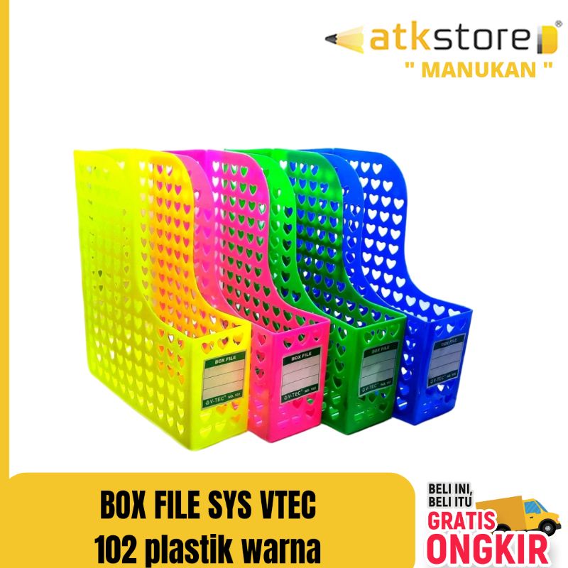 Jual Box File SYS V-Tec 102 Plastik Warna | Shopee Indonesia