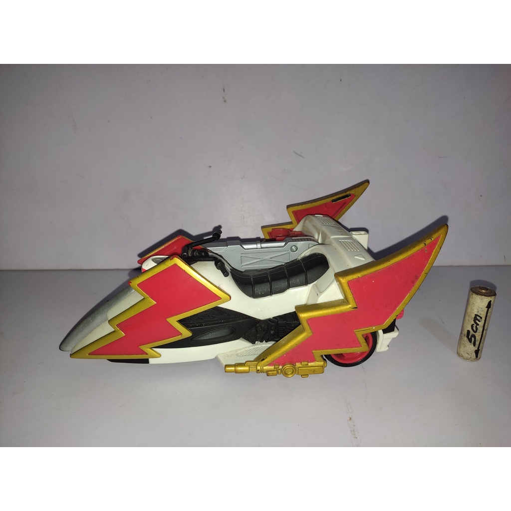 Jual Power Rangers White Motorcycle With Sidecar Action Figure | Shopee ...
