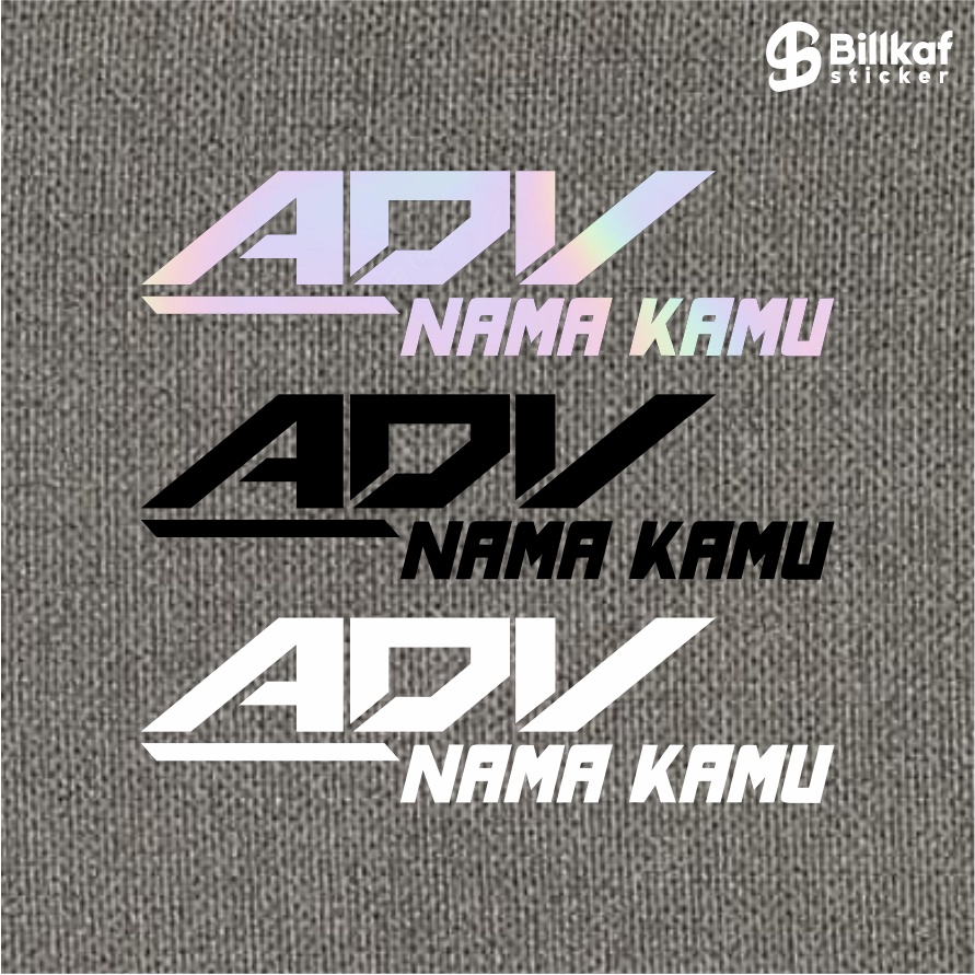 Jual Sticker Cutting ADV Custom Nama | Shopee Indonesia