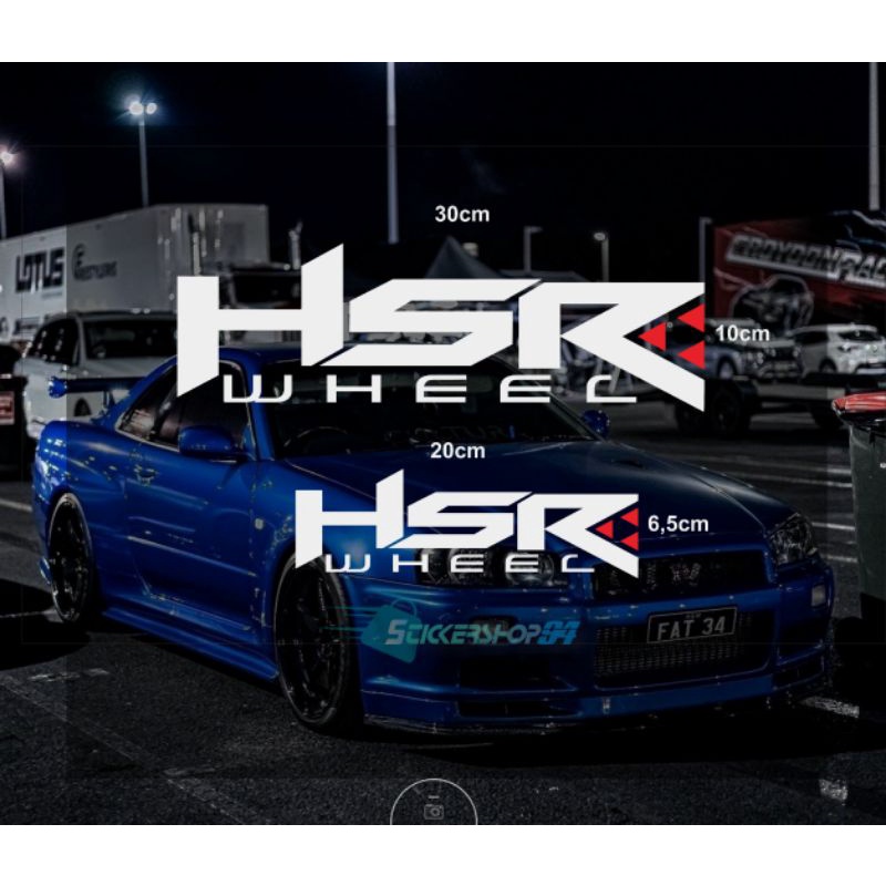 Jual stiker mobil sticker cutting HSR wheel | Shopee Indonesia