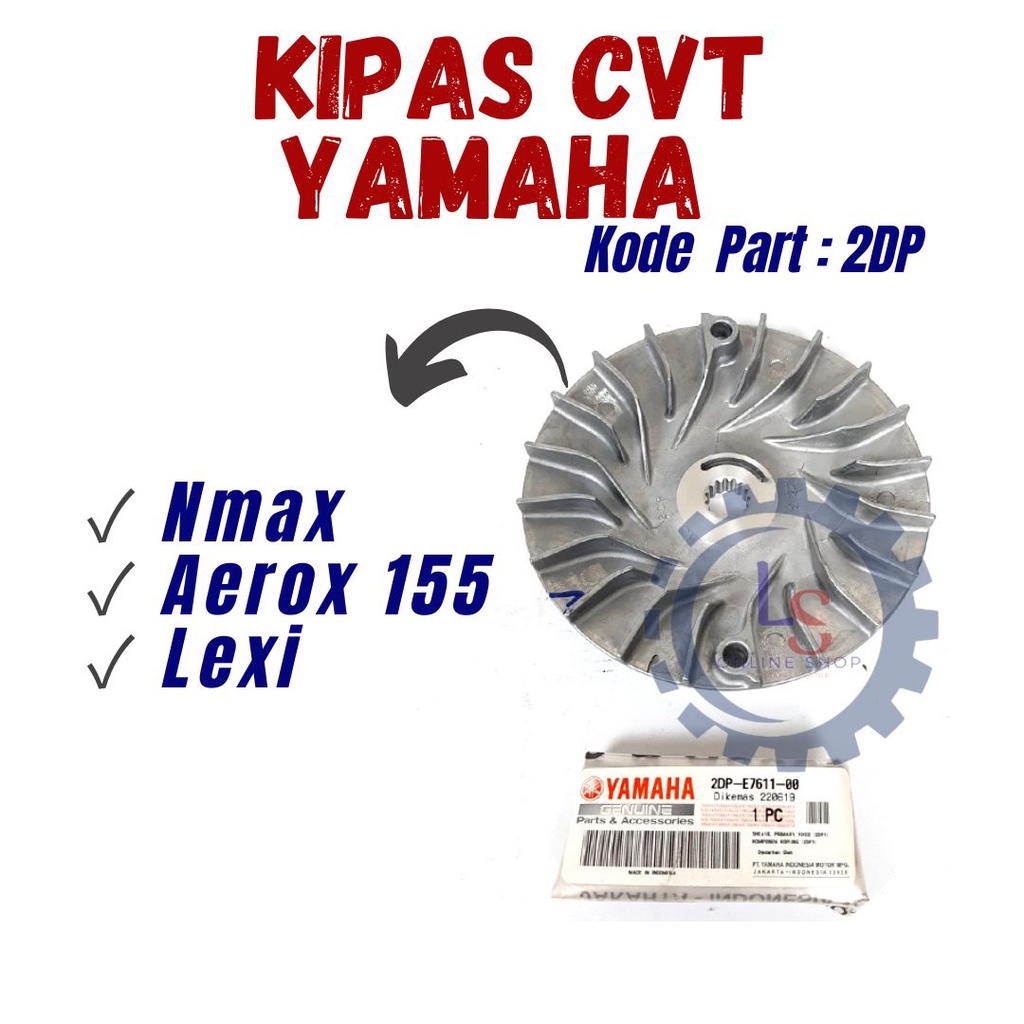Jual Kipas Rumah Roller Cvt Yamaha Nmax 155 - Aerox 155 - Lexi Kode : 2DP | Shopee Indonesia