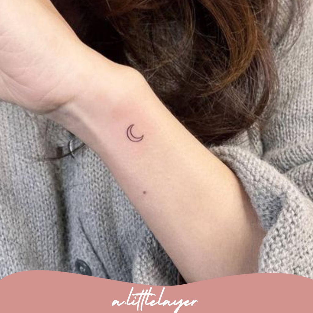 Jual planet and moon simple tattoo tato bulan tato planet saturnus ...