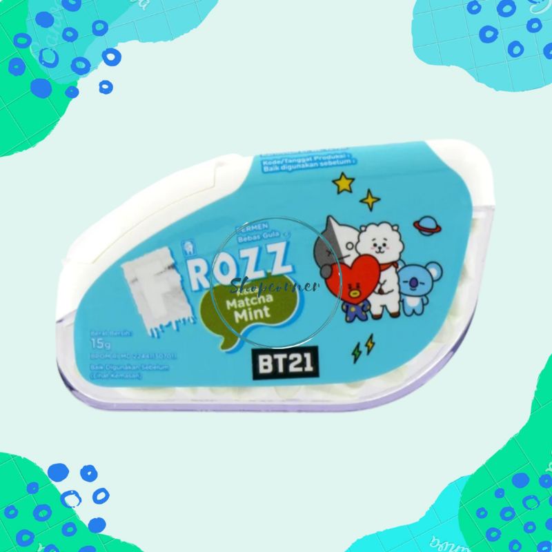 Jual Permen Bebas Gula Frozz Bt21/ Frozz x Bt21 Sugar Free Candy ...